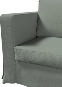 Potah na pohovku IKEA  Karlanda 3-místná nerozkládací, dlouhý barva zelená látka pletený vzor