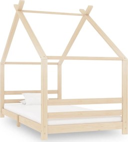vidaXL Rám dětské postele masivní borové dřevo 90 x 200 cm [289609] Barva: Šedá