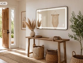 LED zrcadlo 50x70 cm