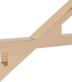 Stolek Flavio rose gold 130x70x41cm