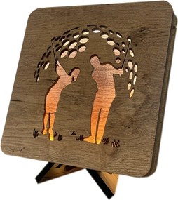 Li-Go "Golf" lampa 19x19 cm provedení povrchu: dub světlý