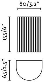 FARO 40545 - Nástěnné svítidlo SOLE 2xGU10/8W/230V cihlová vroubkovaná kulatý