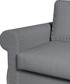 Potah na pohovku IKEA Backabro 2-místná, rozkládací barva šedá látka pletený vzor