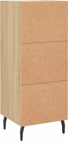 vidaXL Příborník 34,5 x 34 x 90 cm kompozitní dřevo [830463] Barva: kouřový dub