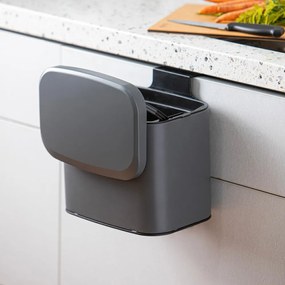 Tmavě šedá nádoba na kompostovatelný odpad 4 l Essentials – Ladelle