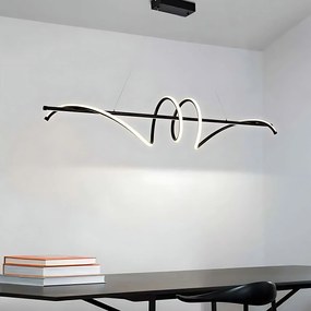 Toolight Závěsné LED osvětlení Modern D24 LHJ023-CP 120 cm černé