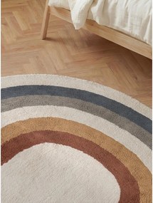Krémový pratelný/ručně tkaný bavlněný dětský koberec 140x200 cm Snuggle Riva – Hanse Home