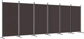vidaXL 6dílný paraván 520x180 cm textil [350273] Barva: antracitová
