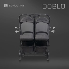 Sourozenecký kočárek Euro-Cart Doblo Iron