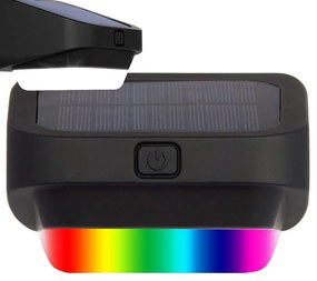 Verk Group Solární zahradní led světlo rgb pro schody terasy plot soumrak senzor