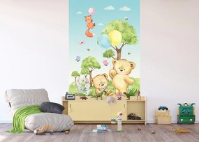 Dětská vliesová fototapeta na zed' Zvířecí Dýchánek | 150 x 270 cm | DFTD2P5611