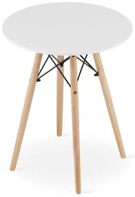 Jídelní stůl TODI 60 cm - buk/bílá