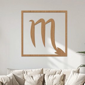 dřevo života Dřevěný obraz znamení zvěrokruhu ŠTÍRA Zvolte rozměr (cm): 40x40, Zvolte barvu dekoru: Horský dub