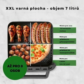 GourmetMaxx Horkovzdušná fritéza XXL 16428