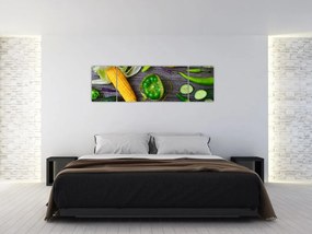 Obraz se zeleninou (170x50 cm)
