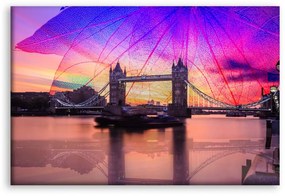 Malvis ® Obraz zapadající Londýn Velikost: 90x60 cm