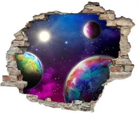 Samolepka na zeď - Samolepka 3D Vesmír