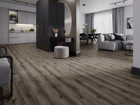 Mexen Sierra Vista vzorek vinylových panelů SPC 6,5 mm, podklad IXPE 1,5 mm, 4 V-drážka, Dub - F1004-S