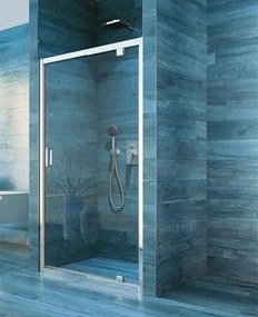 ROSS Sprchové jednokřídlé dveře COOL 100x190 cm Výplň: čiré