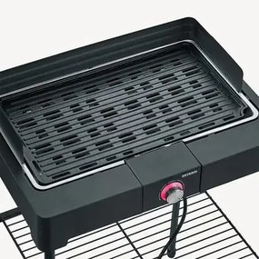 Severin PG 8568 černá / Elektrický gril / 2200W / regulace teploty