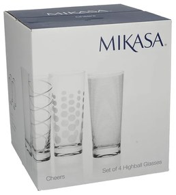 Sklenice v sadě 4 ks 550 ml Cheers - Mikasa