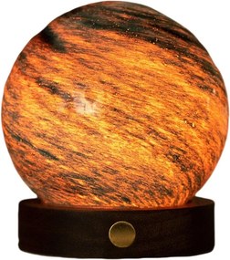 Tmavě hnědá/v tmavě přírodní barvě světelná dekorace na USB ø 8 cm Stellar Ocean – Gingko
