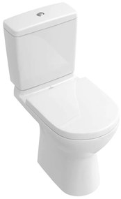 Villeroy & Boch O.novo - WC kombi mísa, zadní odpad, DirectFlush, AntiBac, CeramicPlus, alpská bílá 5661R0T2
