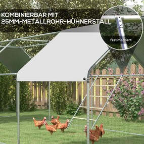 PawHut dřevěný žebřík pro kuřata, hřiště pro kuřata Prolézačka pro 4-6 kuřat 140 x 86 x 2,5 cm přírodní dřevo
