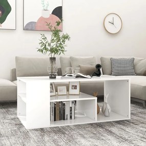 Konferenční stolek bílý 100 x 50 x 40 cm kompozitní dřevo