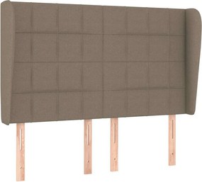 Box spring postel s matrací taupe 140x200 cm textil 3127969