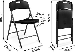 Plonos Skládací zahradní židle Sofotel PL-404 pro catering - sada 4 kusy