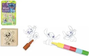 JIRI MODELS Razítka Lilo  Stitch / 3+1 ks s poduškou / Voskovka / od 3
