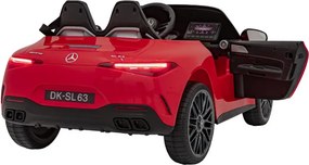 Elektrické autíčko Mercedes Benz AMG SL63 červené