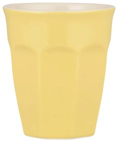 IB LAURSEN Latte hrneček Mynte Lemonade 250 ml, žlutá barva, keramika