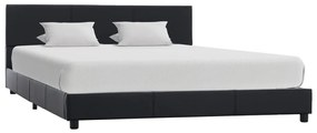 284771 vidaXL Rám postele černý umělá kůže 140 x 200 cm