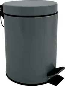 MSV UNIS pedálový odpadkový koš 3 L tmavě šedá  / ocel