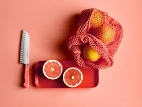 Wüsthof Classic Colour Coral Peach / Nůž santoku / Duté výbrusy / Čepe