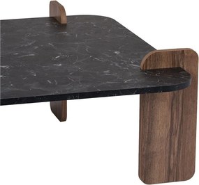 Černý konferenční stolek 90x90 cm Marais – Nordure