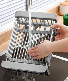 Velazo Teleskopický odkapávač do dřezu - VE-BAS, šedý