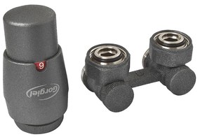 BPS-koupelny Termostatický ventil Valve SET 50 mm Barva: Stříbrná mat