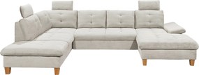 XXXLutz SEDACÍ SOUPRAVA, textil, béžová MID.YOU - Sedací soupravy - 002220054203