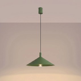 Sollux Lighting Závěsné svítidlo NOX 40 olivově zelené