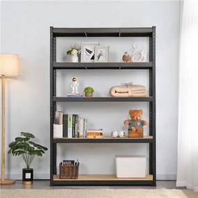 Zátěžový regál Yaheetech – Mod.6: 180 × 120 × 45 cm/875 kg černá (264515749188)
