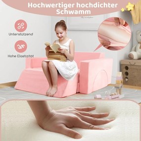 Costway Modulární dětská pohovka Play Sofa Modulární pohovka s odnímatelným