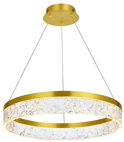 Toolight Toolight, LED závěsné osvětlení 50cm, 31W, 3000K, LHJ046-CP, zlatá lesklá, OSW-50021