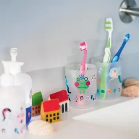 Spirella SCUBA DIVER dětský kelímek na kartáčky potápěč / Plast