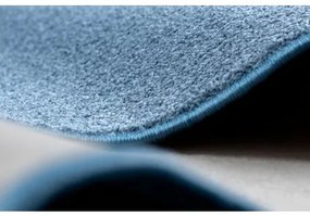 koberec, koberec metráž SANTA FE modrý 74 hladký, Jednotný jedn velikost 400x450 cm | krásné koberce cz