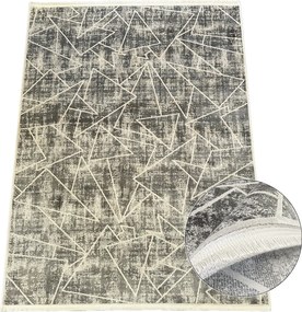 BE Koberec Creante 55064 GREY - šedý obdélníkový Rozměr: 80x150 cm