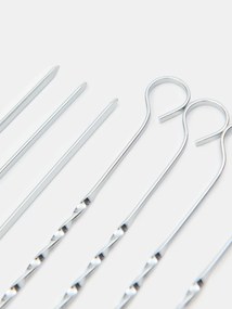 Sinsay - Jehlí na špízy 8 pack - sříbrná