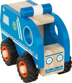 Small Foot Dřevěné policejní auto / od 18 měsíců
